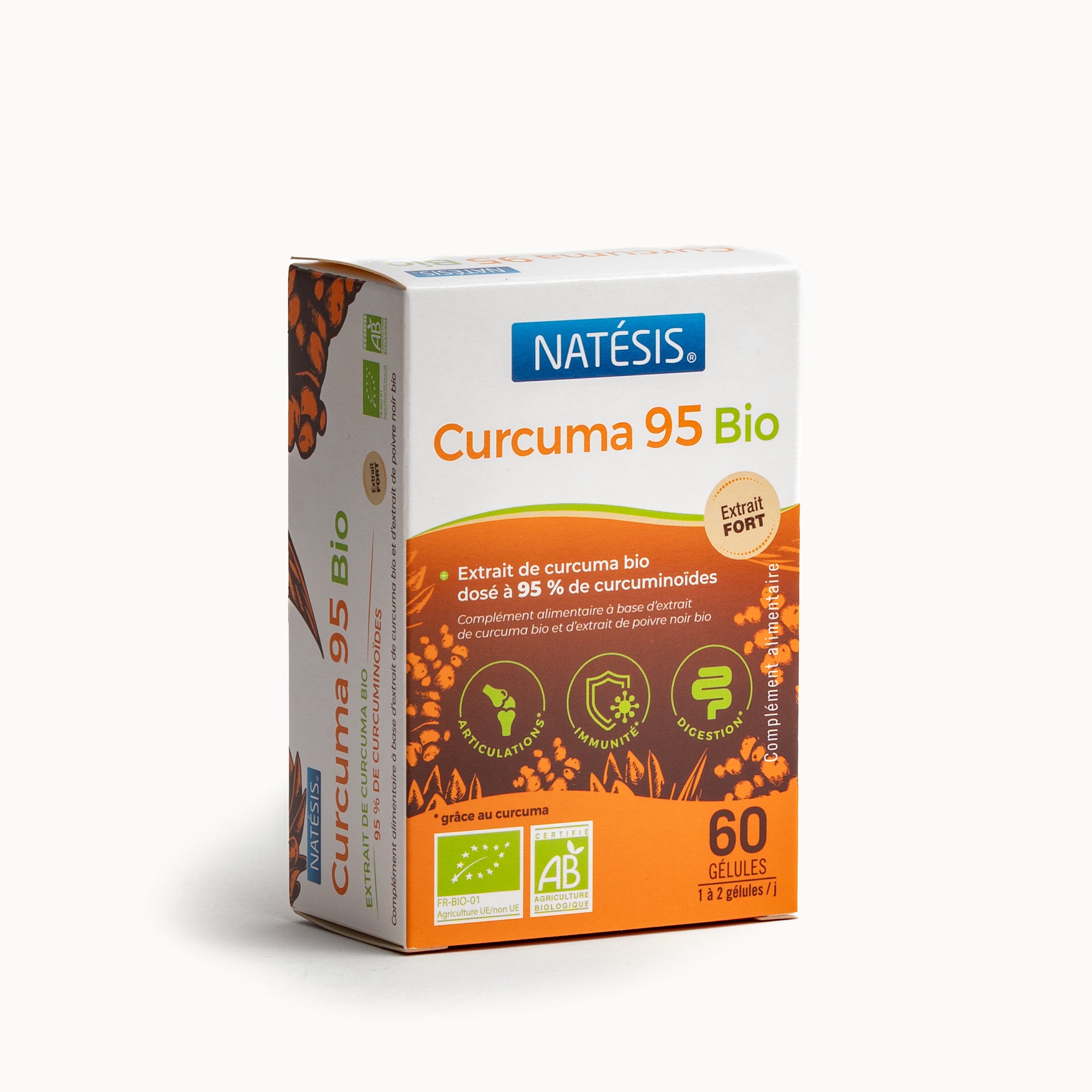 Curcuma Bio 95 - Complément Alimentaire Naturel - Natésis